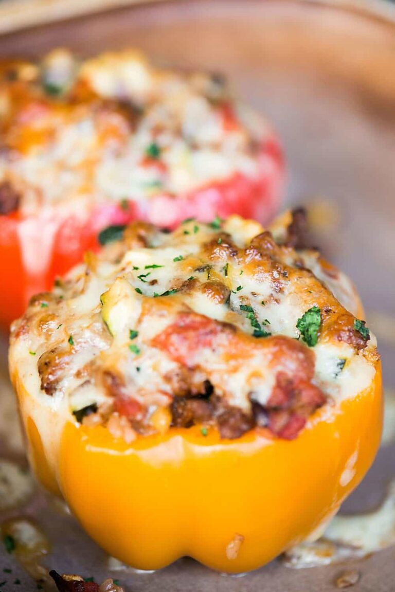 Tennessee Whiskey Stuffed Bell Pepper Recipe | Allegro Marinade